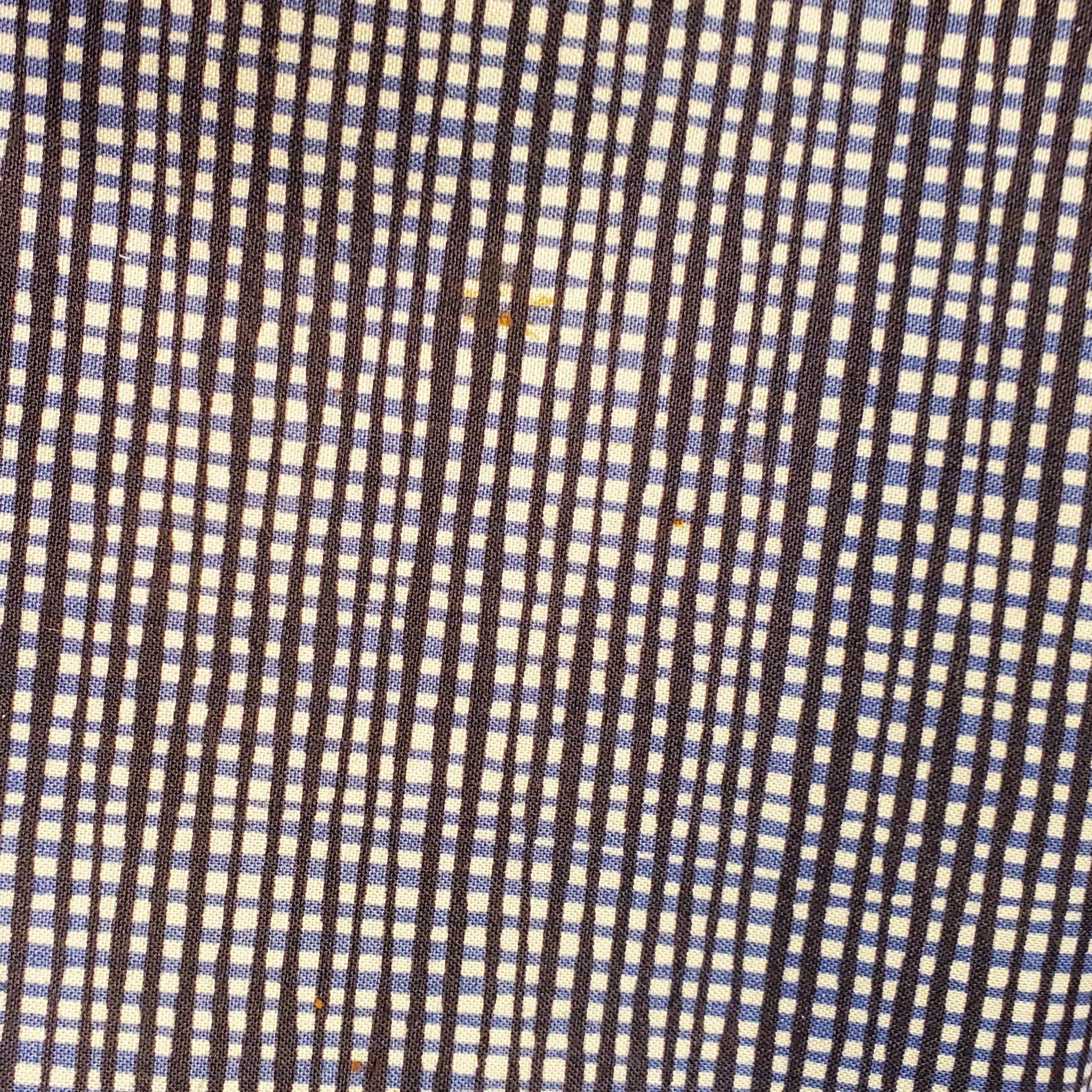 Blue Crosshatch Print – menzfabrics.ca